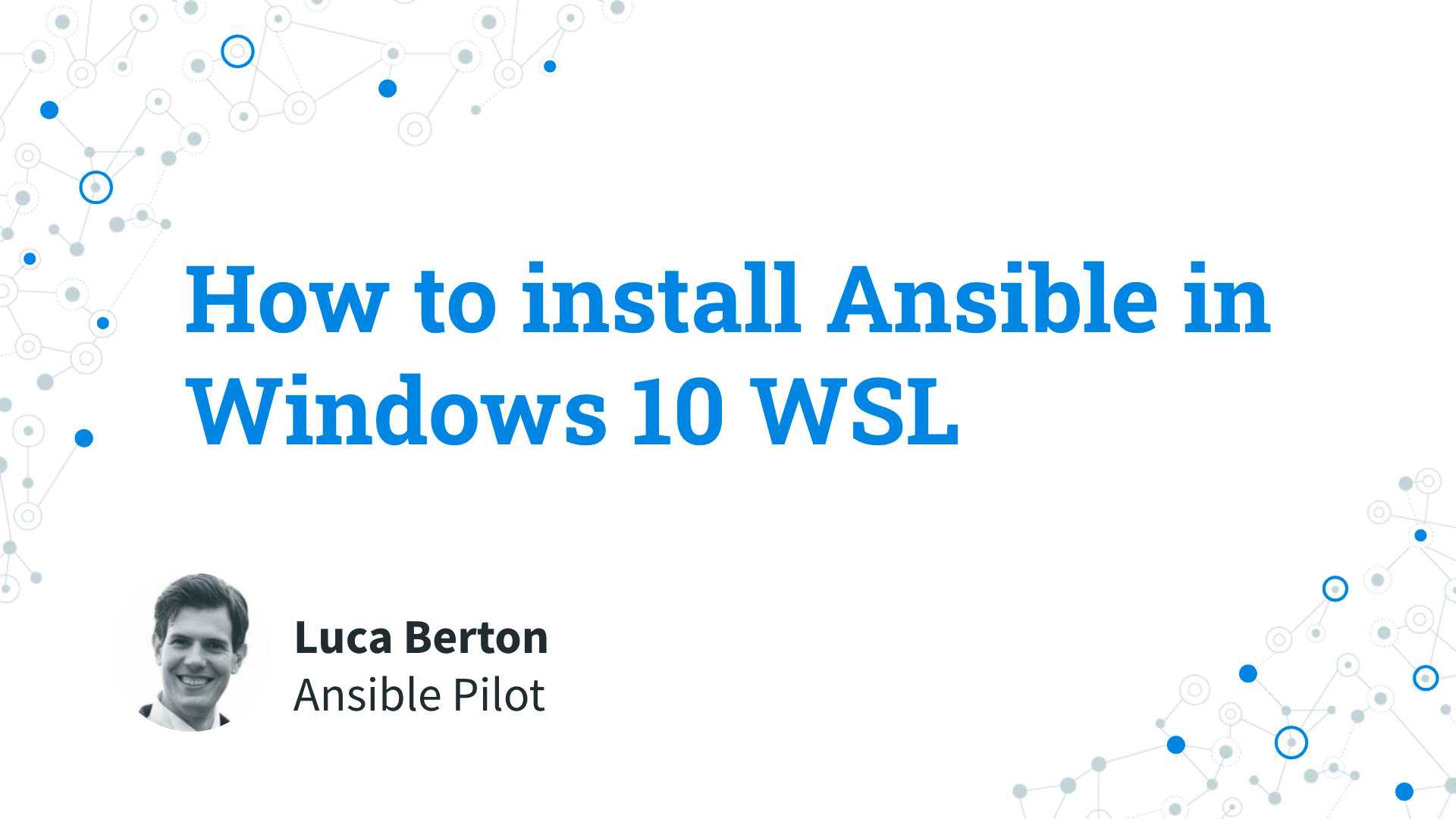 How to install Ansible in Windows 10 WSL Windows Subsystem for Linux ...